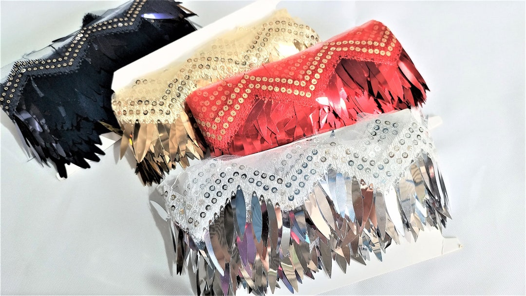 Decorative Sequins Zig Zag Tape _PP447/220_ Diy Tapes_ Dance Dress ...