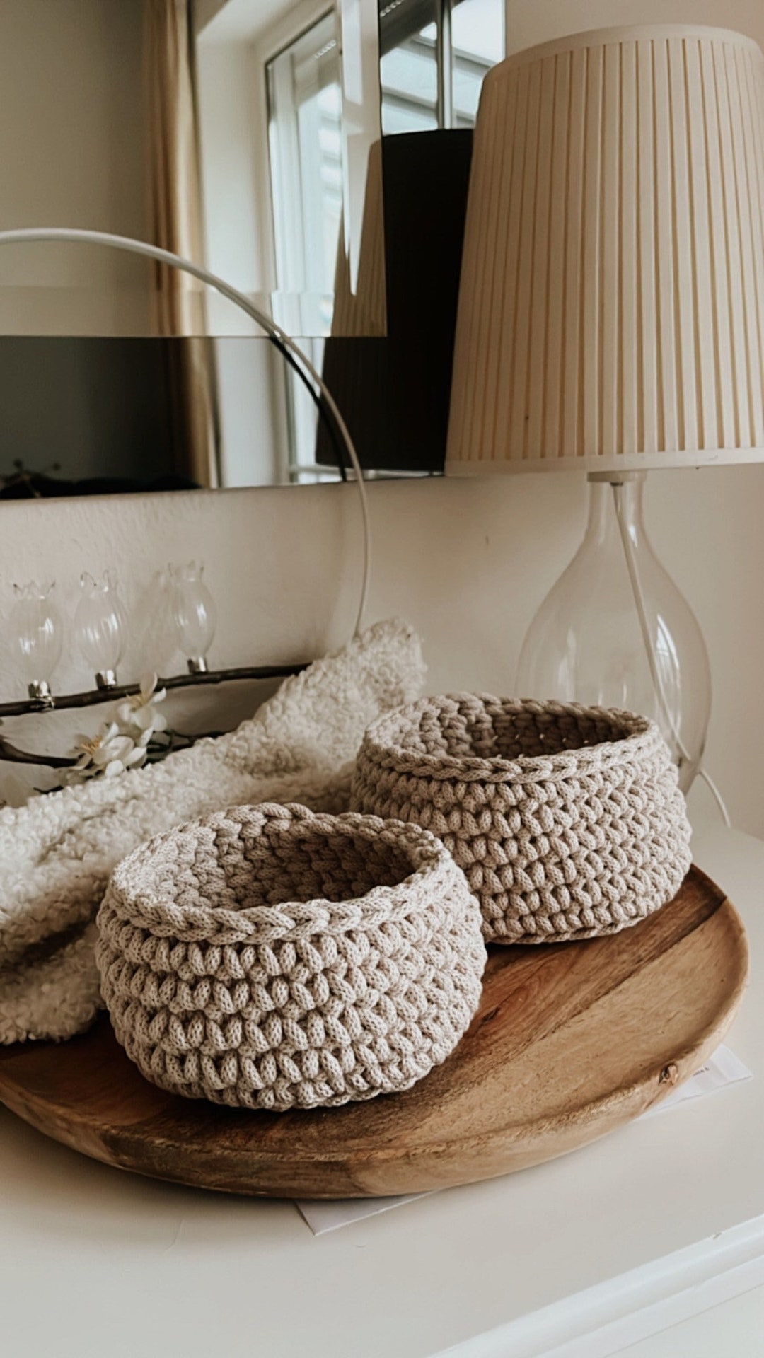 Crochet Set decorative Basket Crochet Basket Crochet Kit DIY Set ...