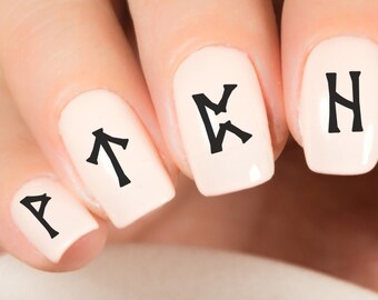 Black Crow/raven Nail Art Nail Water Decals Transfers Wraps - Etsy