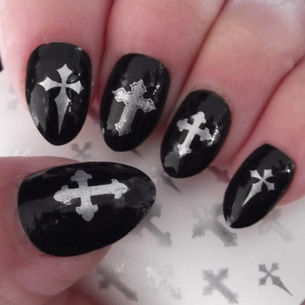 Cross Nails - Etsy