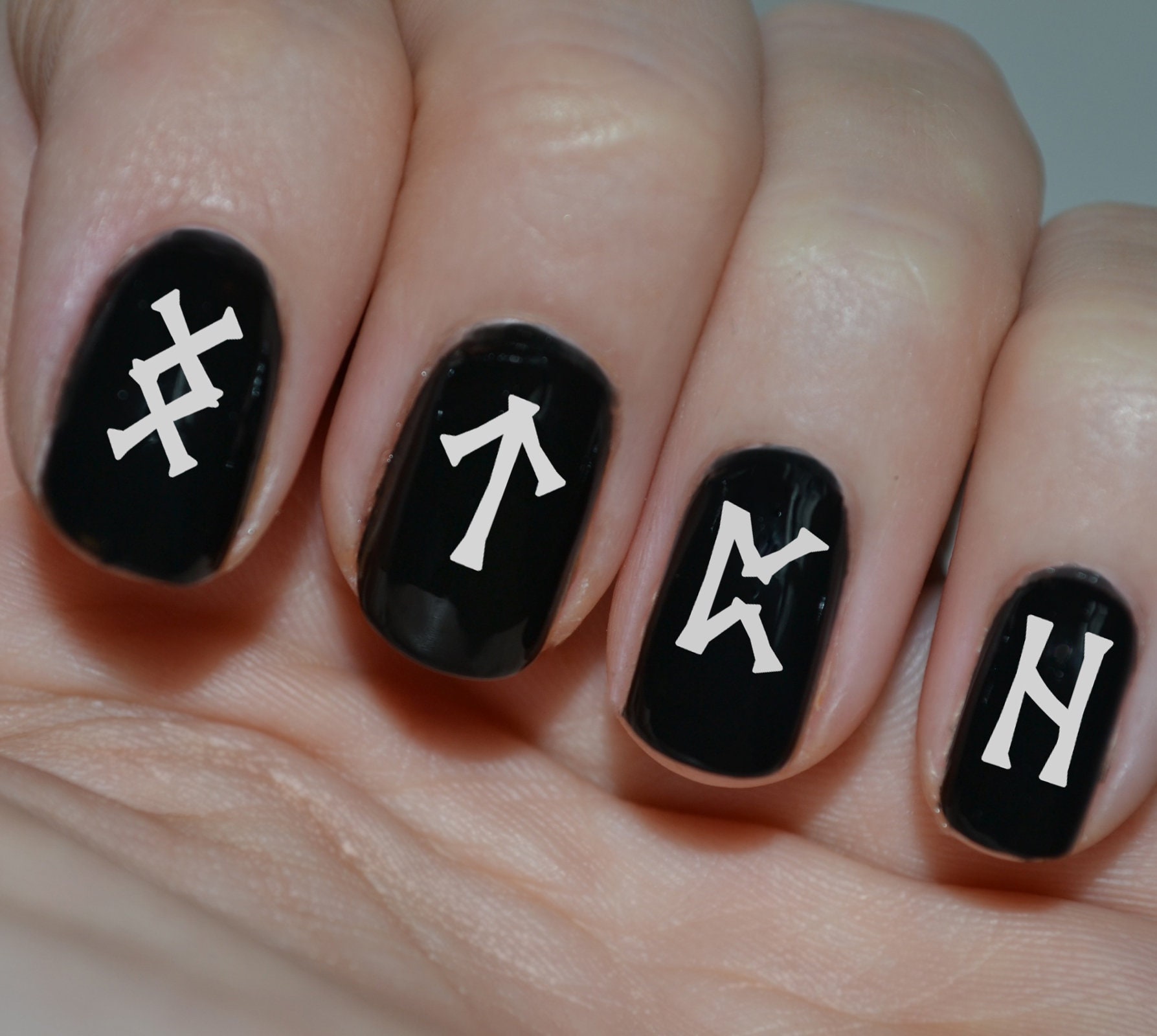 Rune Nail Decals 140 Rune Symbols Eldar Futhark Runic Alphabet - Etsy ...