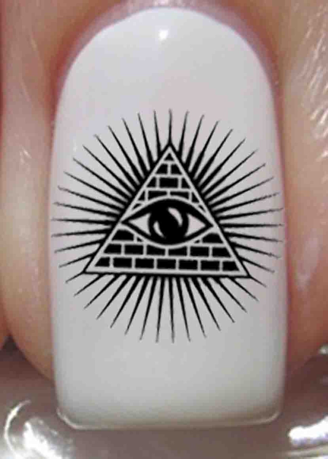 Pyramid Nail Decals 37 EYE of PROVIDENCE Nail Art All Seeing Eye/ Eye ...