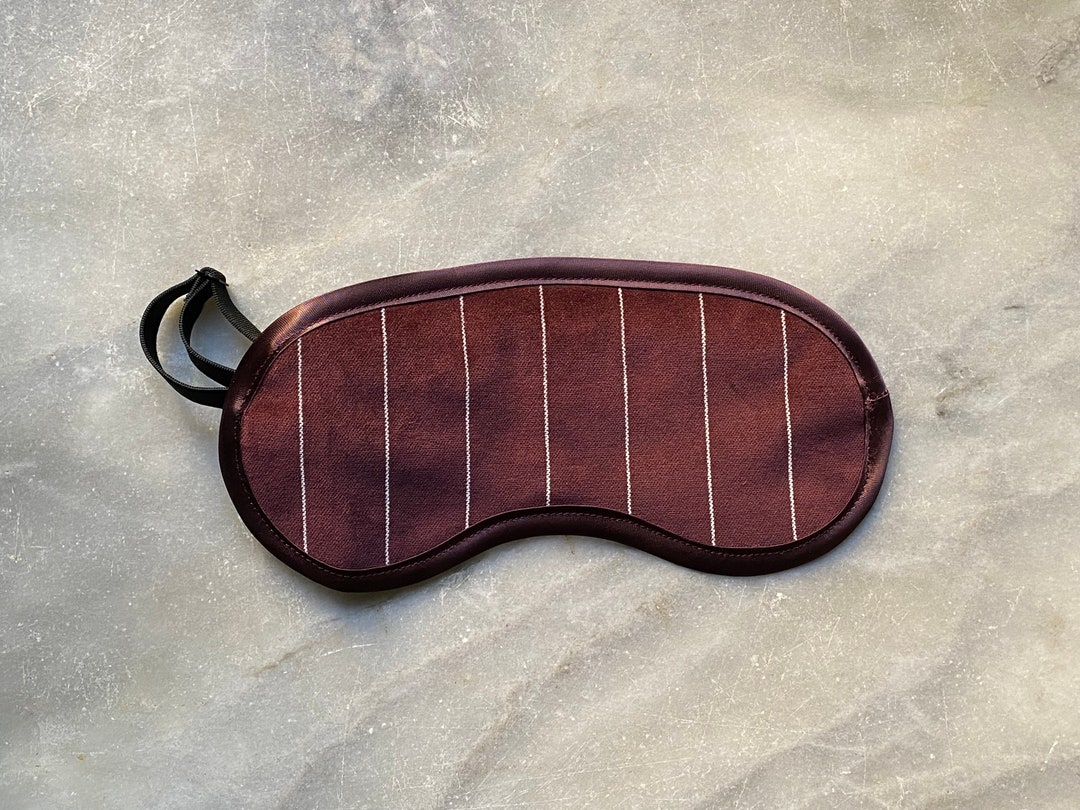 Sleeping Mask, Pinstripe Red, Sleep Mask, Eye Mask, Beauty, Travel ...