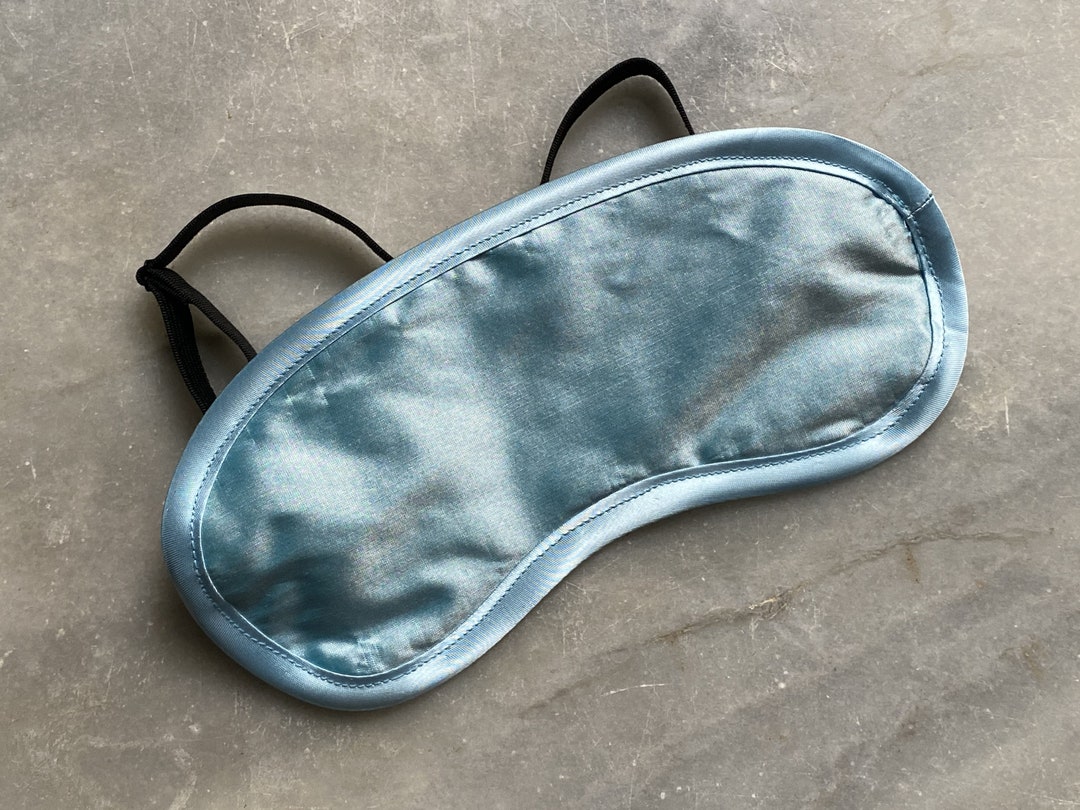 Silk Sleep Mask Turquoise-blue Eyemask Relaxation Beauty - Etsy Australia