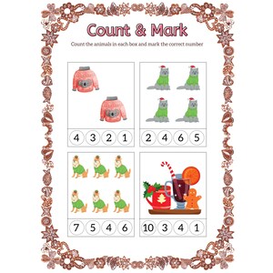 Children's Christmas Activity Book 55 Pages of Fun, Maze's, Christmas ...
