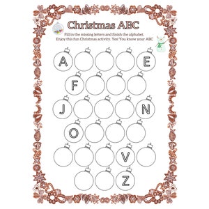 Children's Christmas Activity Book 55 Pages of Fun, Maze's, Christmas ...