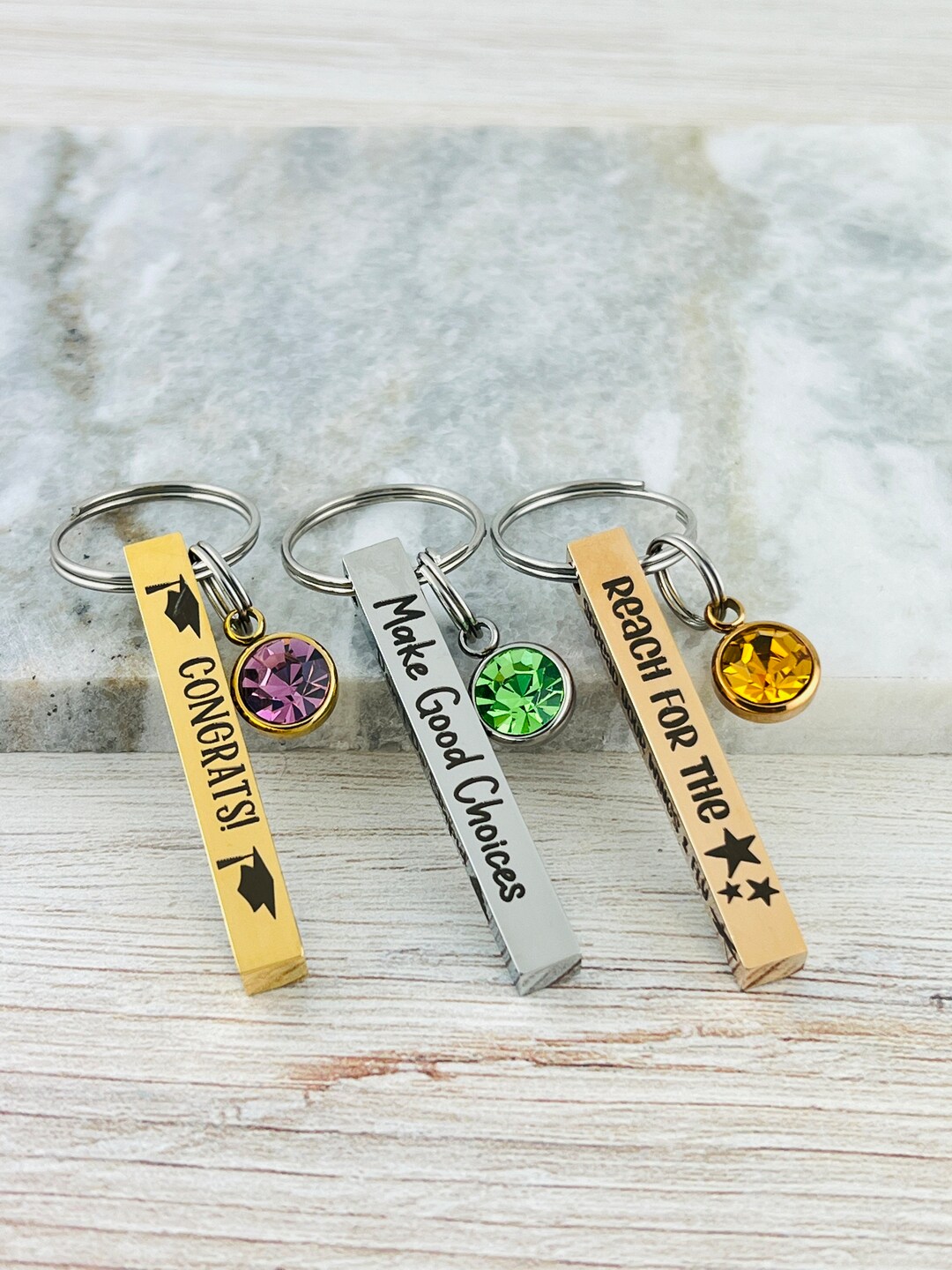 Personalized Engraved Bar, Stainless Steel, Laser Engraved, 4 Sided Bar ...