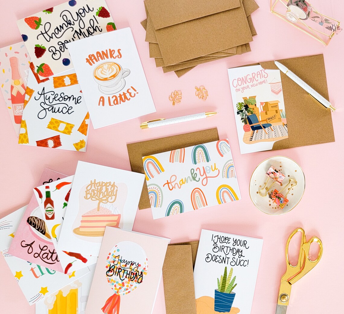 Make A Wish Card Birthday Candle Card Cute Greeting Card - Etsy
