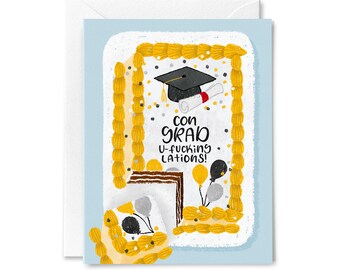 Snarky Grad Card - Etsy