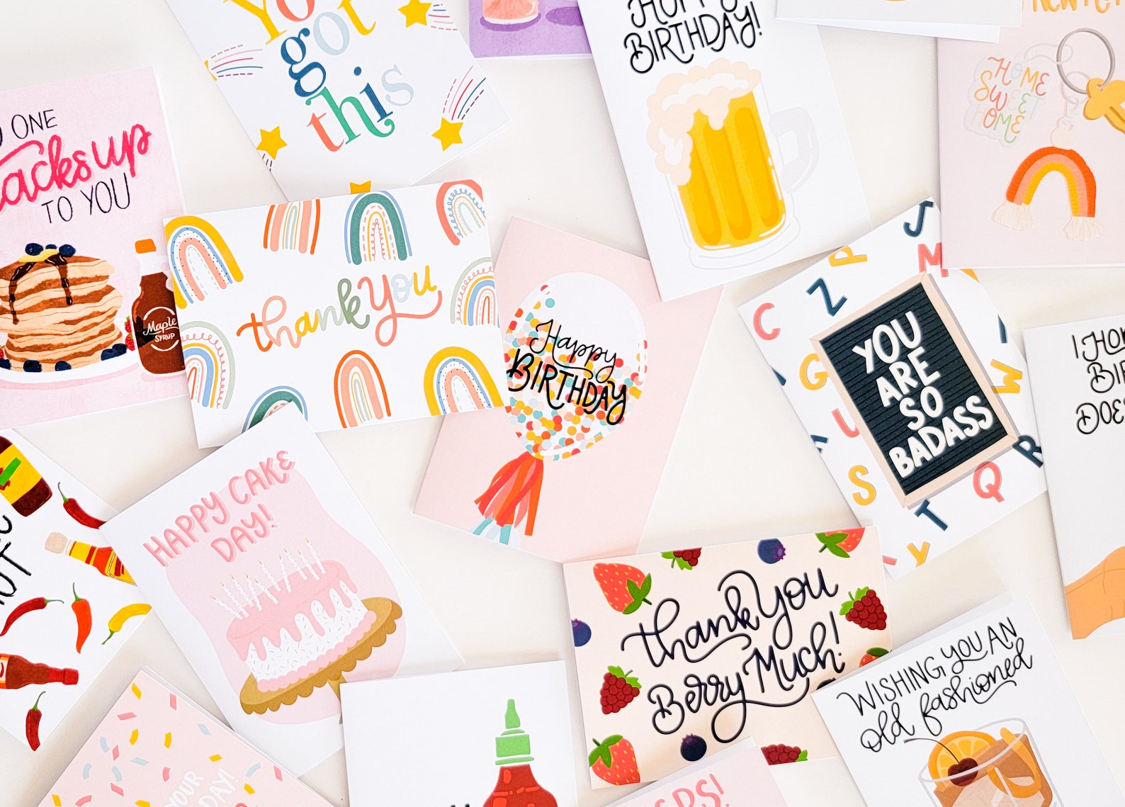 Make A Wish Card Birthday Candle Card Cute Greeting Card - Etsy