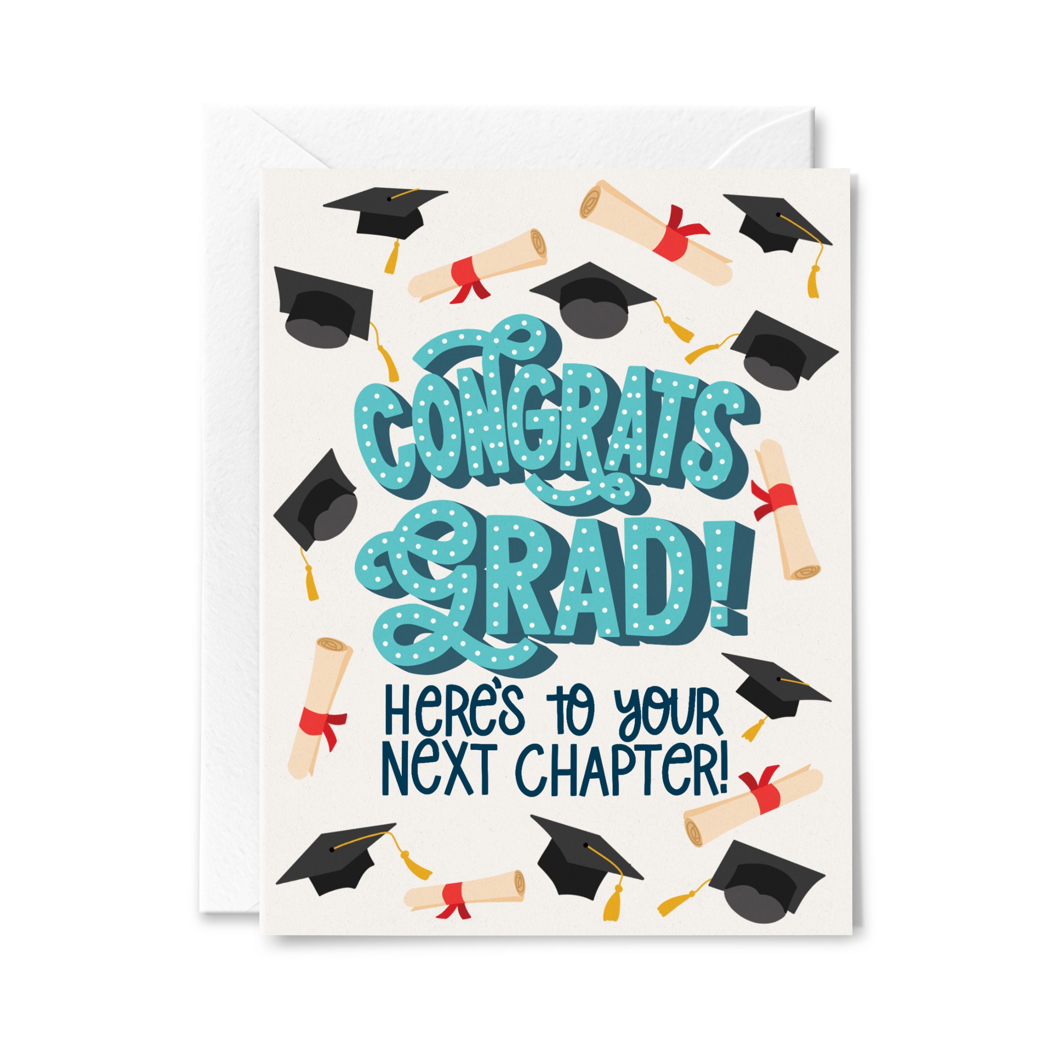 Graduation Cap Card Cute Graduation Card Congrats Grad - Etsy