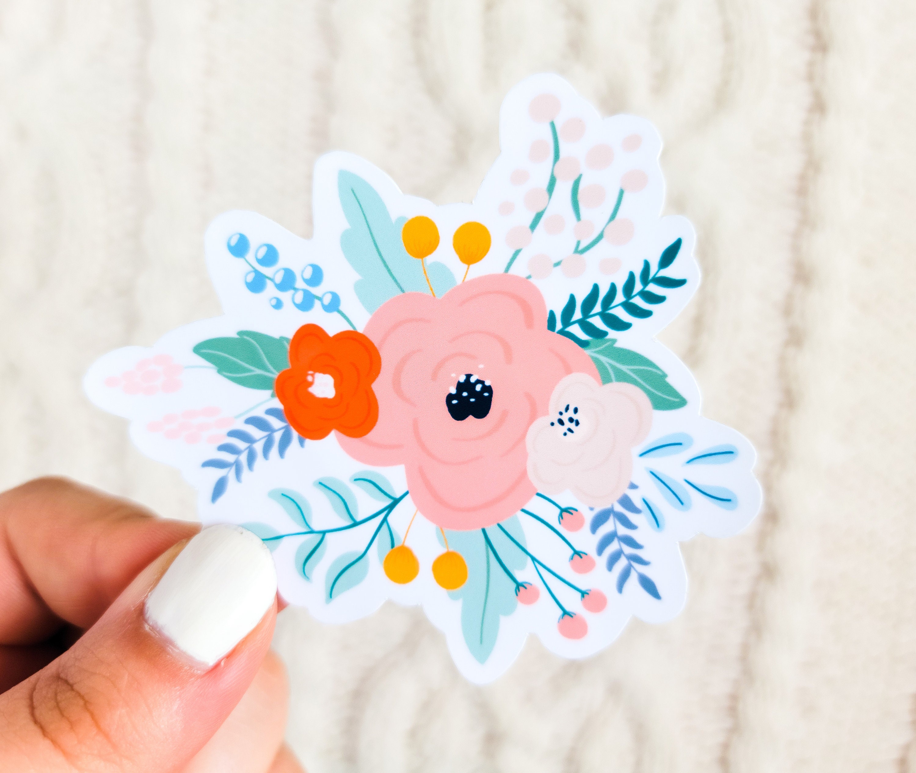 Decals & Skins Electronics & Accessories Flower Sticker Floral Sticker ...