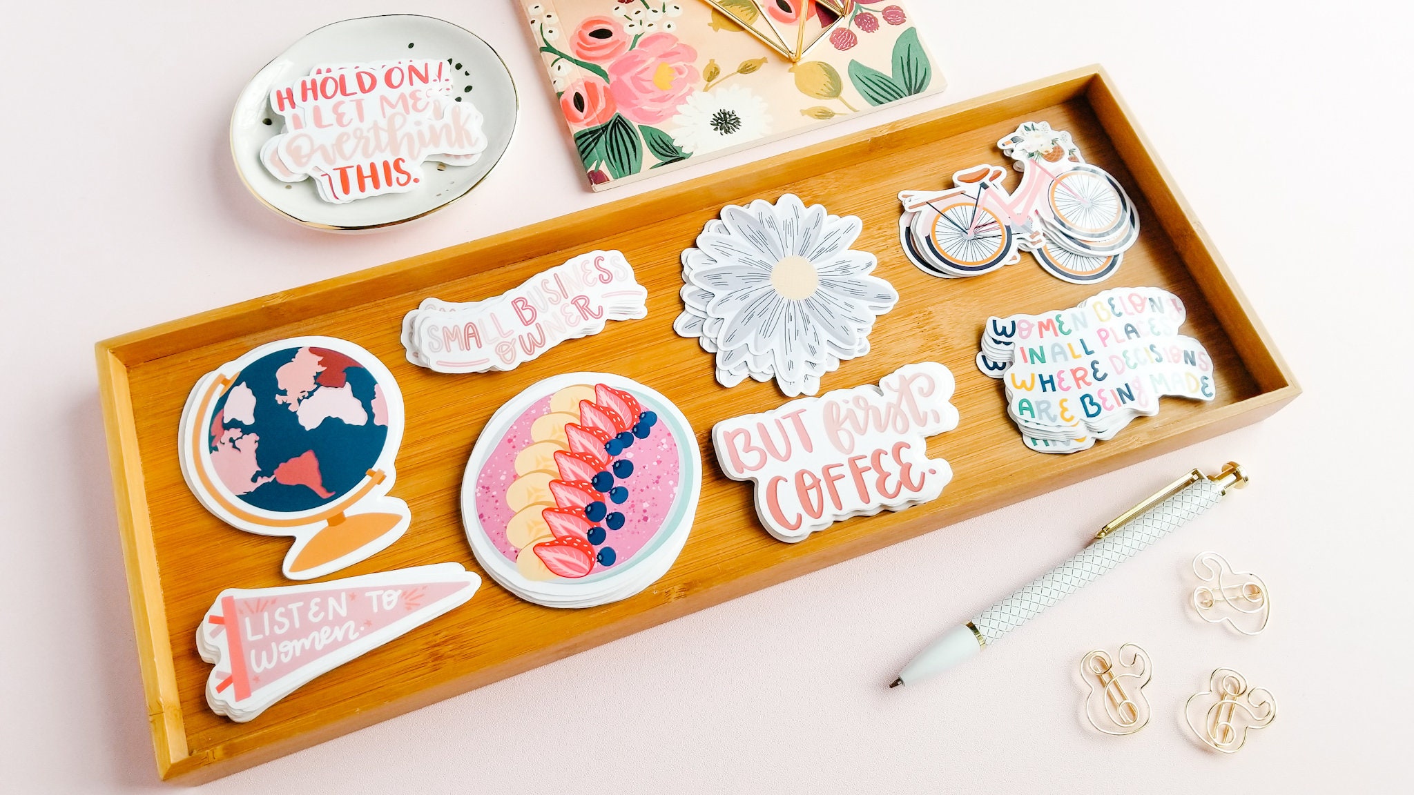 Globe Sticker Earth Sticker Cute Travel Sticker Illustrated | Etsy