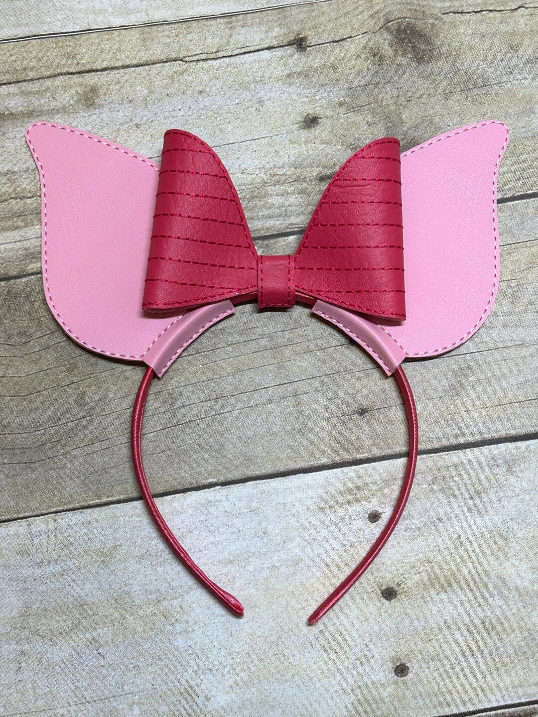 Little Pig Mouse Ears Headband Embroidered - Etsy
