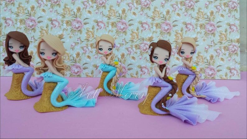 Statuette Rapunzel Polymer Clay Fimo - Etsy