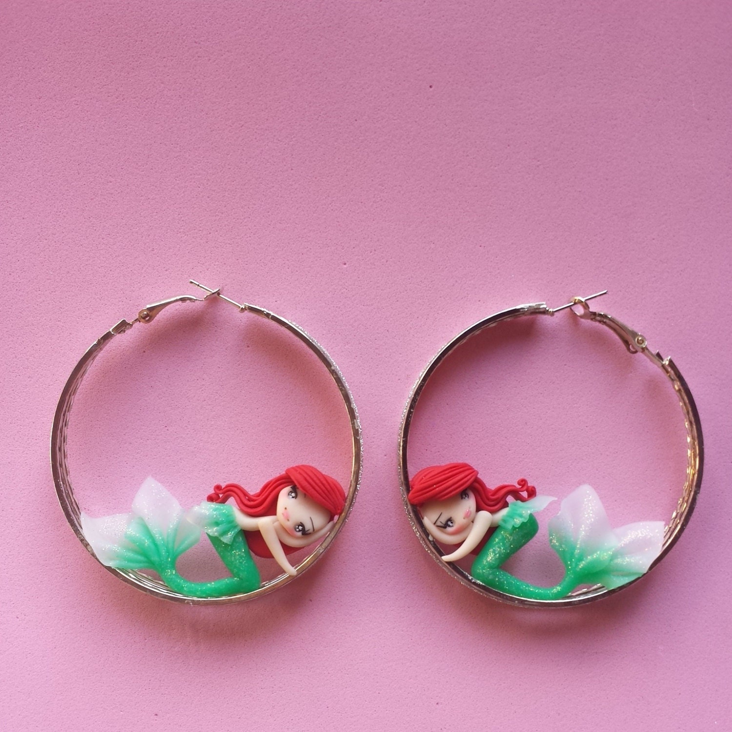 Ariel Rings Earrings Fimo Polymer Clay - Etsy