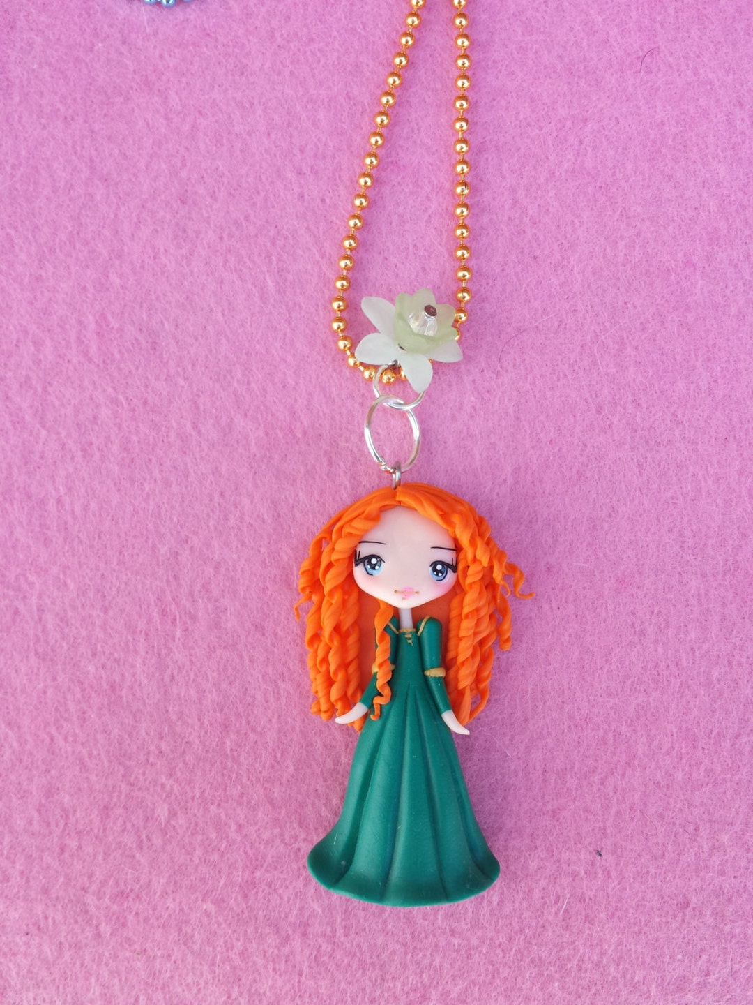 Merida Polymer Clay Necklace, Fimo - Etsy