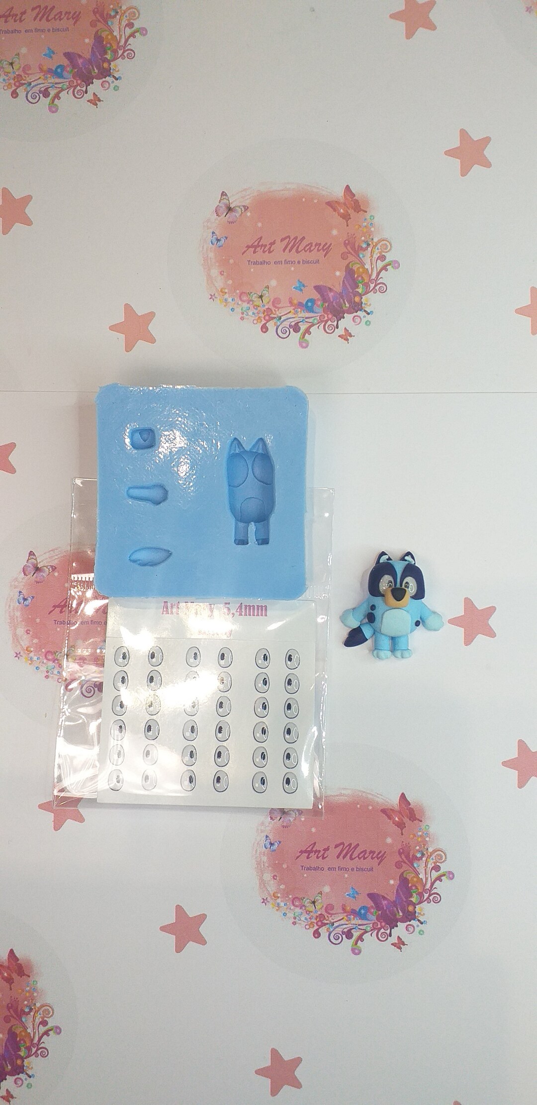 Molde Da Bluey Para Polymer Clay, Fimo - Etsy