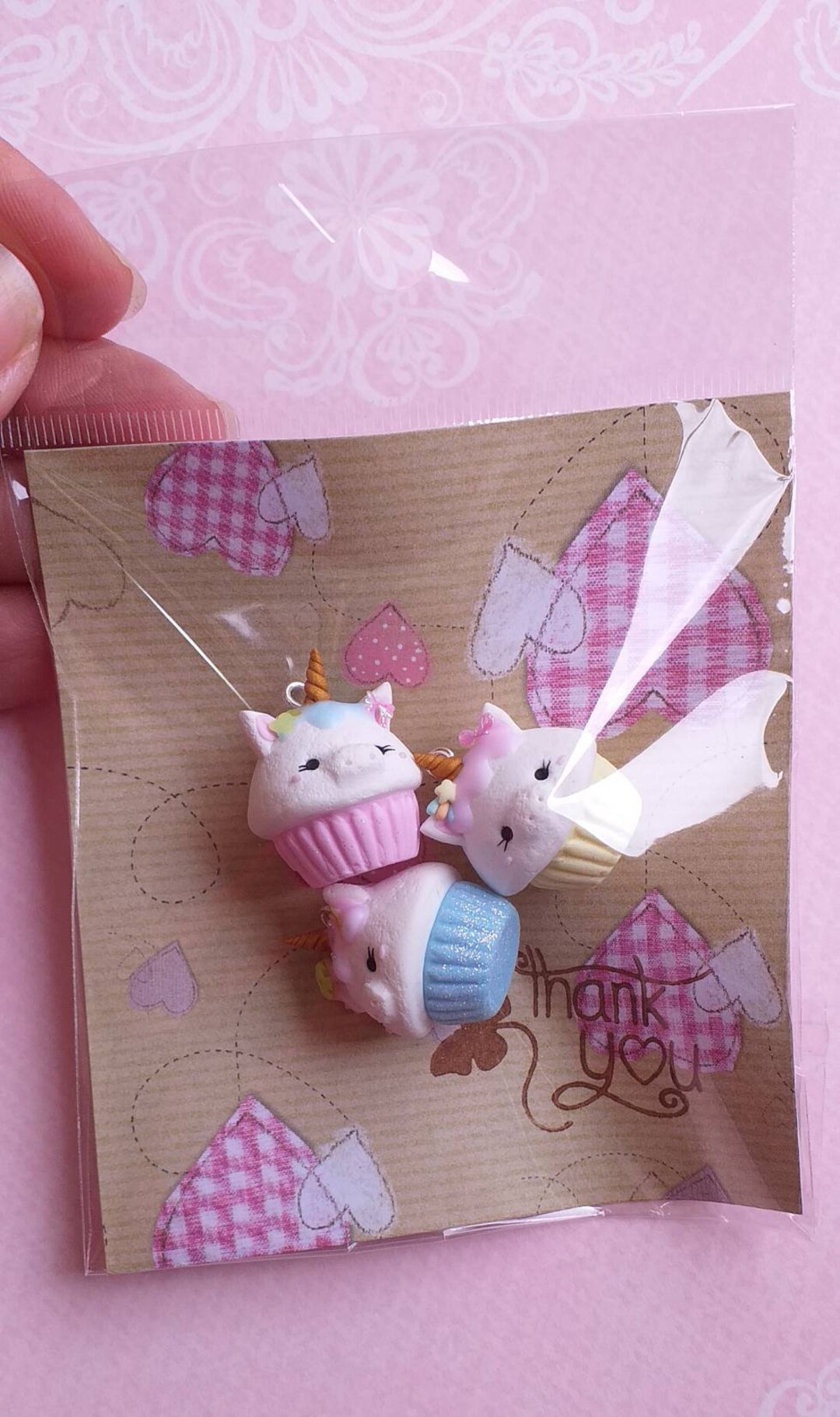 Pack of Unicorn Cupcakes in Fimo, Polymer Clay - Etsy
