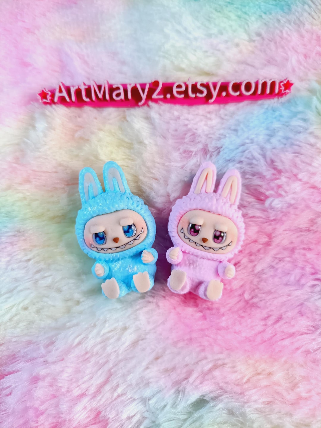 Labubu aus Fimo, Polymer Clay - Etsy.de