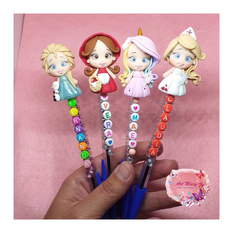 Pens Decorated With Polymer Clay - Etsy