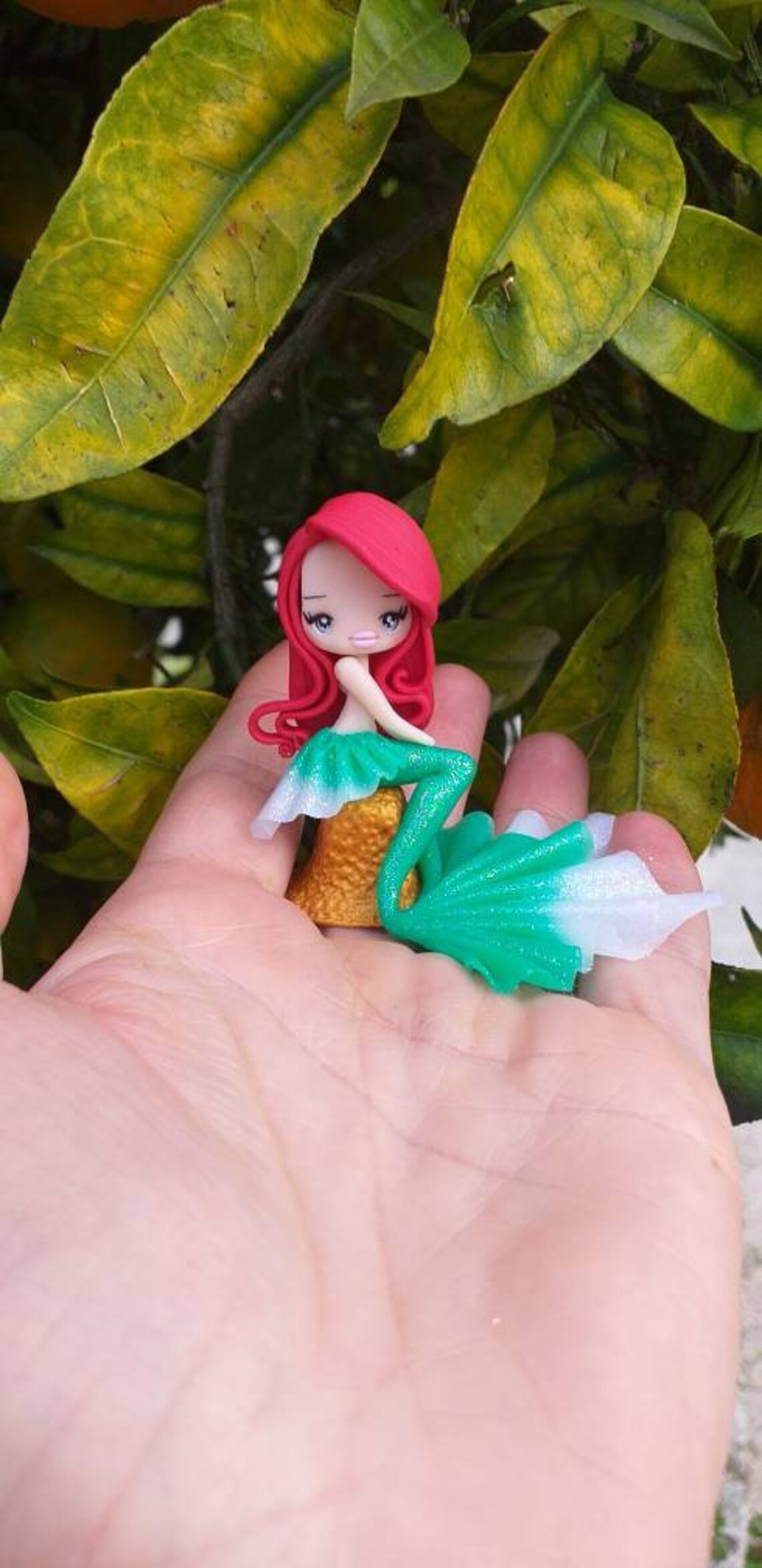 Statuette Ariel Polymer Clay, Fimo - Etsy