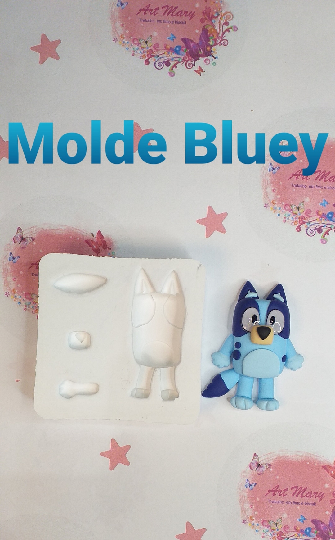 Bluey Mold for Fimo, Polymer Clay - Etsy