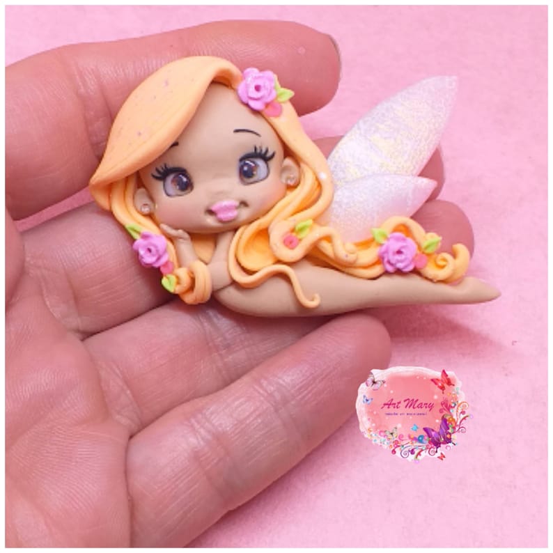 Nymph in Fimo, Polymer Clay - Etsy