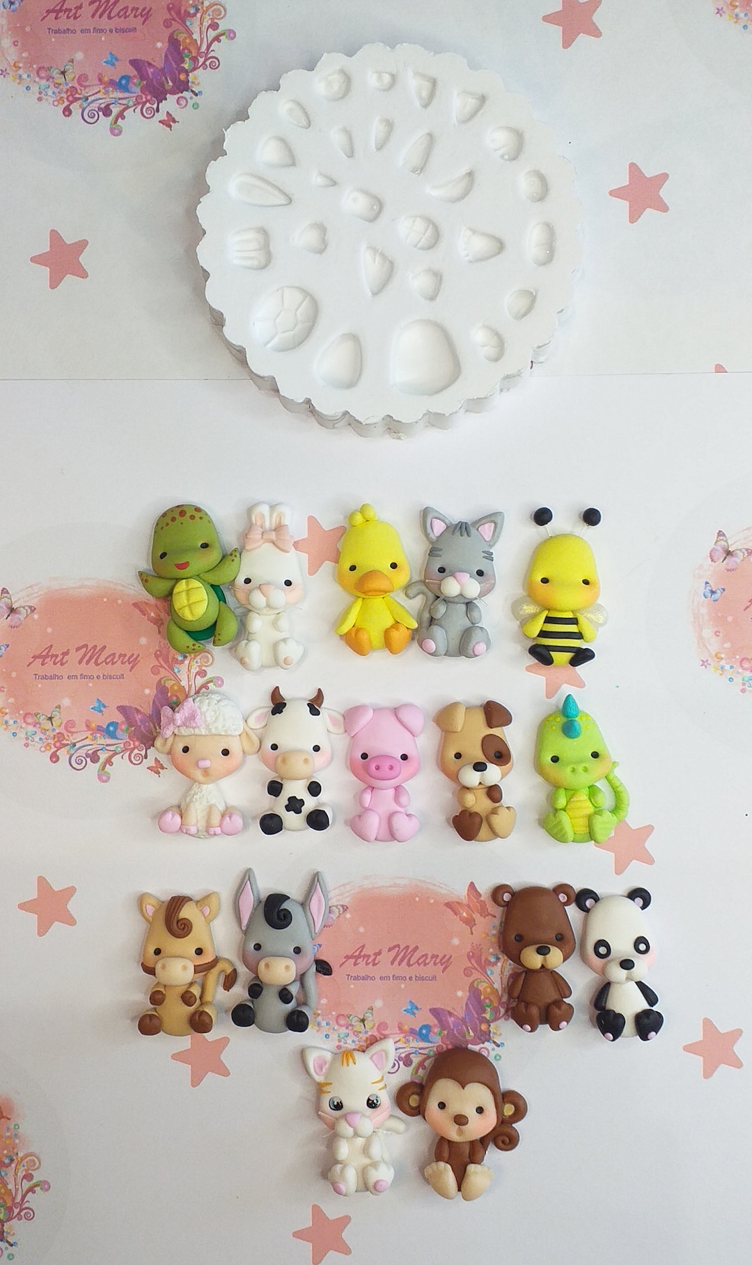 Silicone Mold Animals 3 for Fimo, Polymer Clay - Etsy