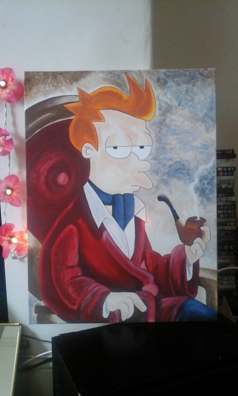 Hand Painted Replica Philip J Fry Portrait From Futurama - Etsy UK