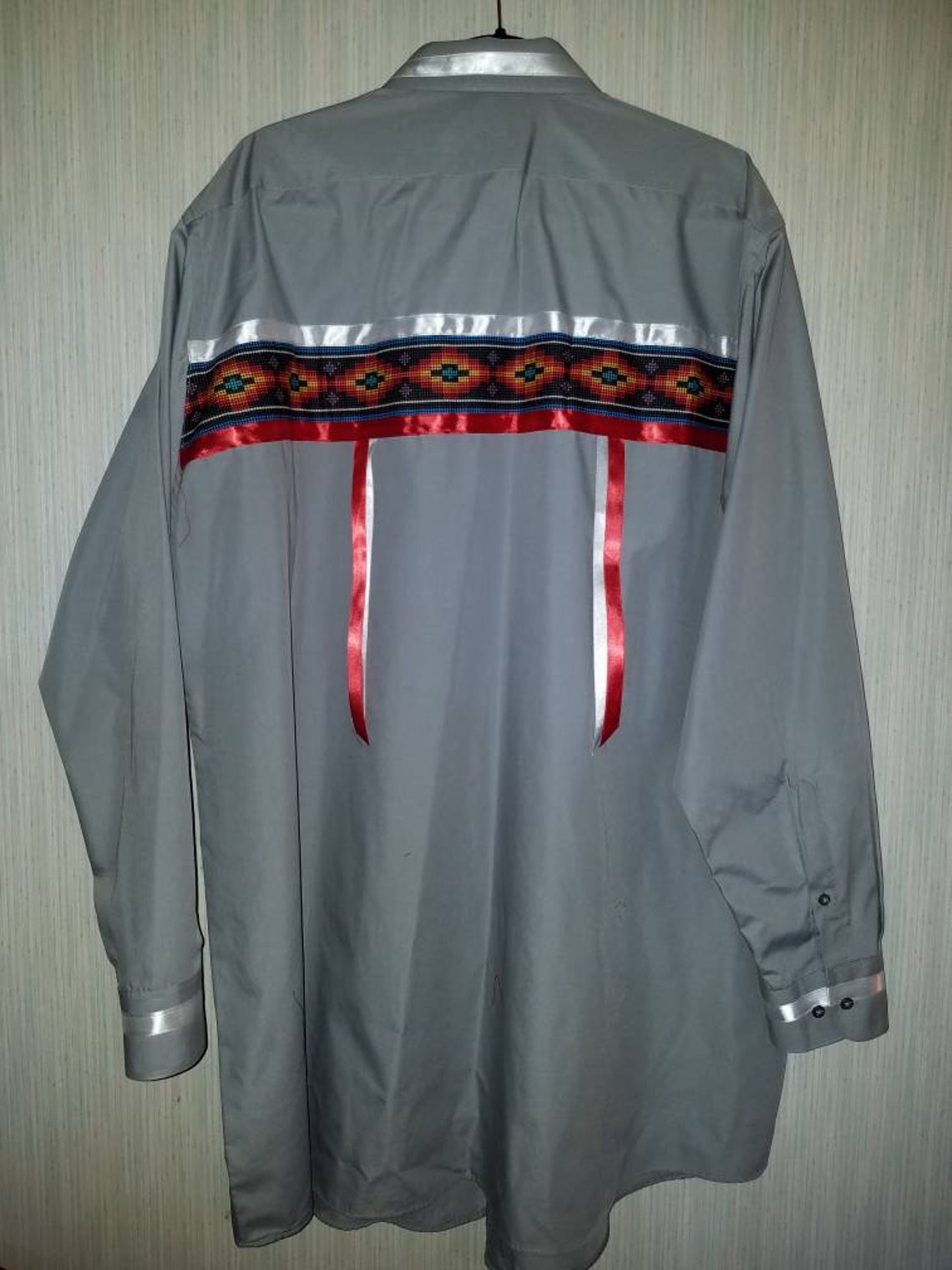 19. 3x large Native American inspired Ribbon shirt men's | Etsy