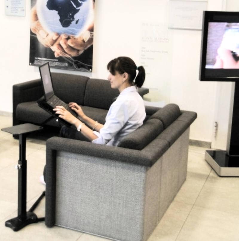 Lounge-book Black. Fully Adjustable Laptop Table for Sofa - Etsy