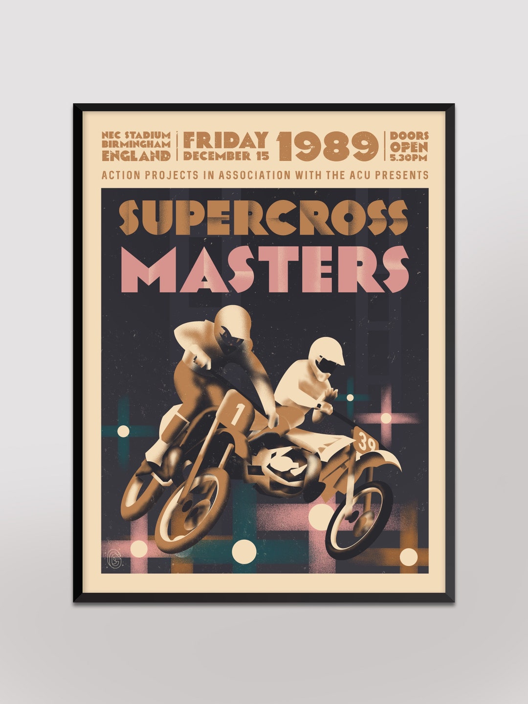 Supercross Masters Poster 12x16” - Etsy