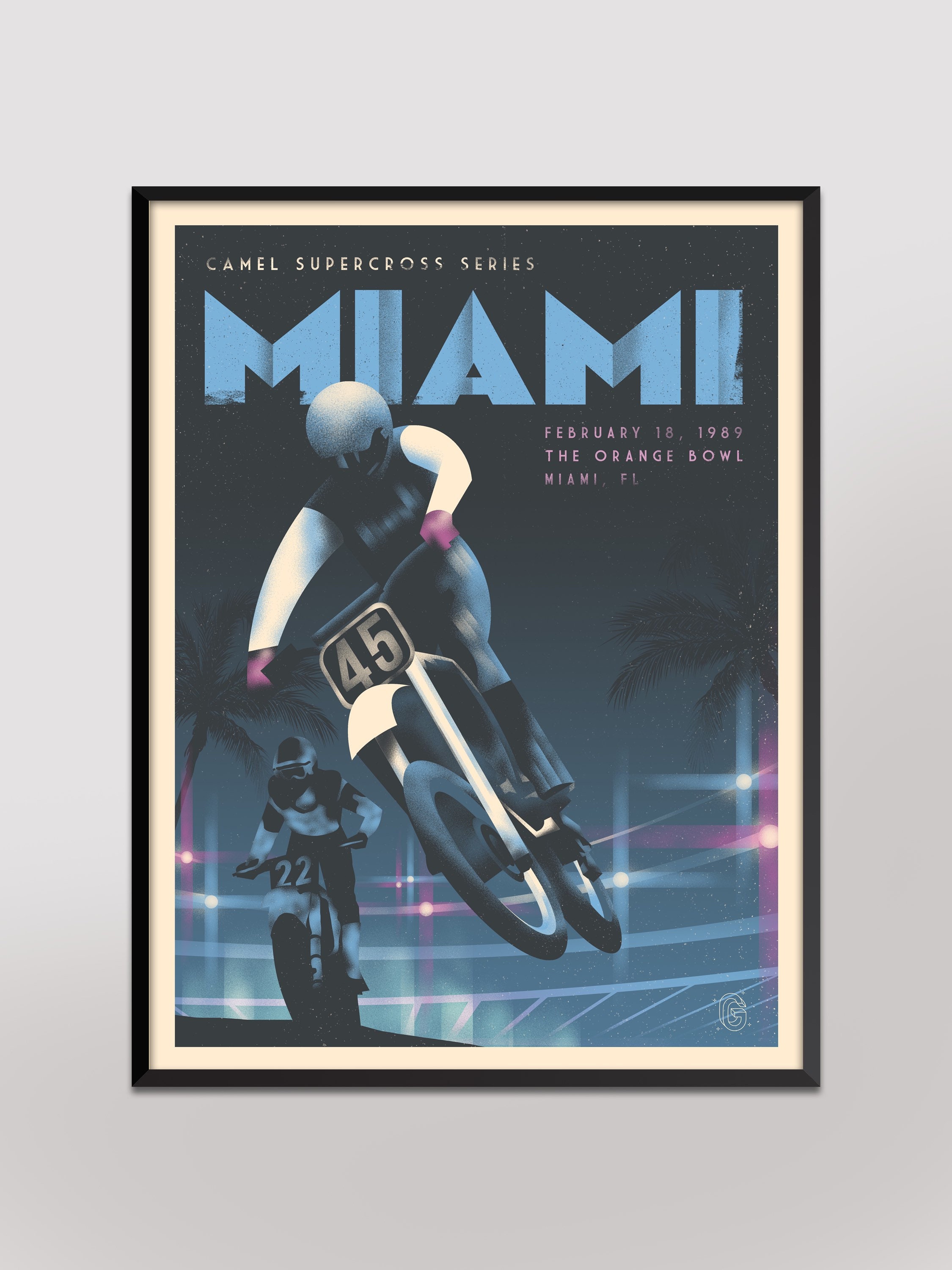 1989 Miami Supercross Poster - Etsy
