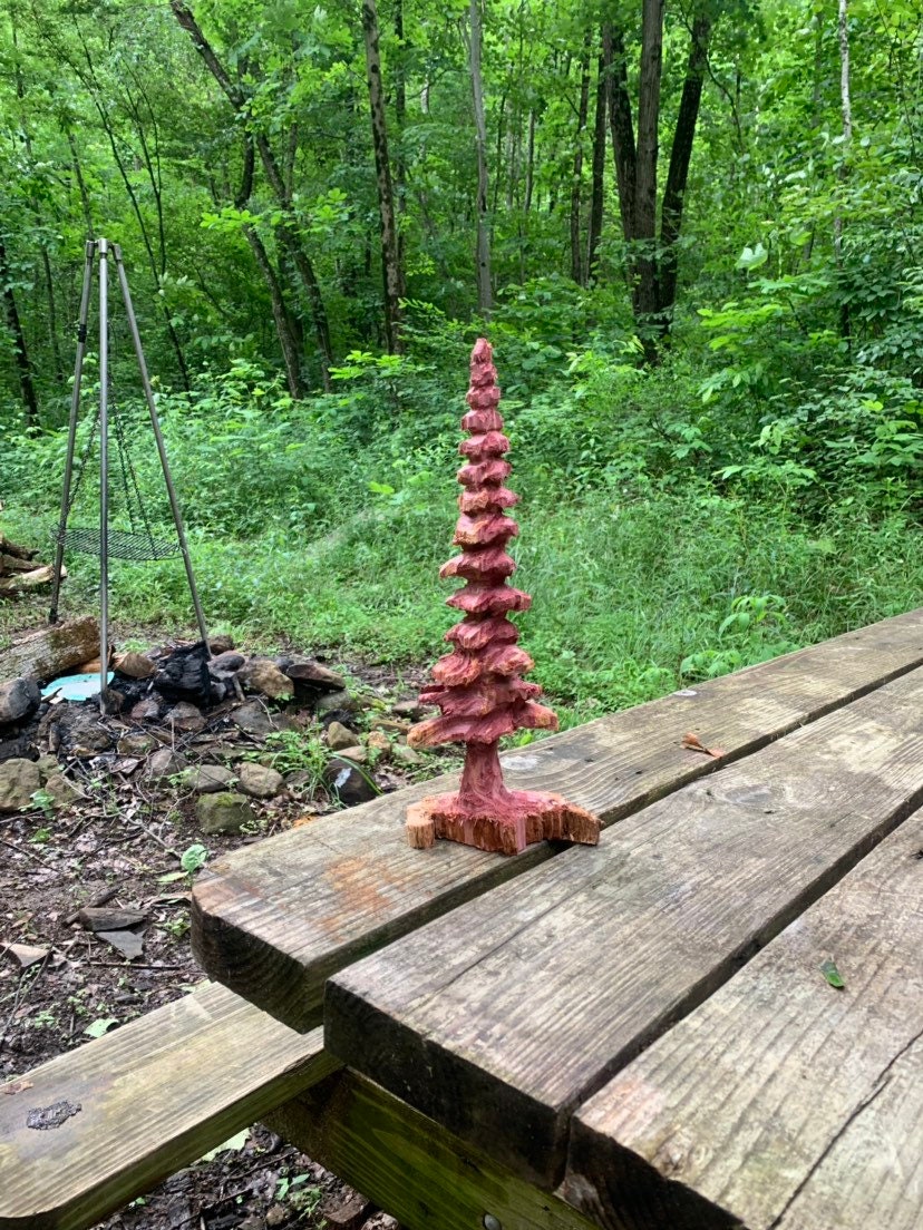 Chainsaw Carving, Carving of a Tree, Wood Carving, Hand Carved Wood Art ...