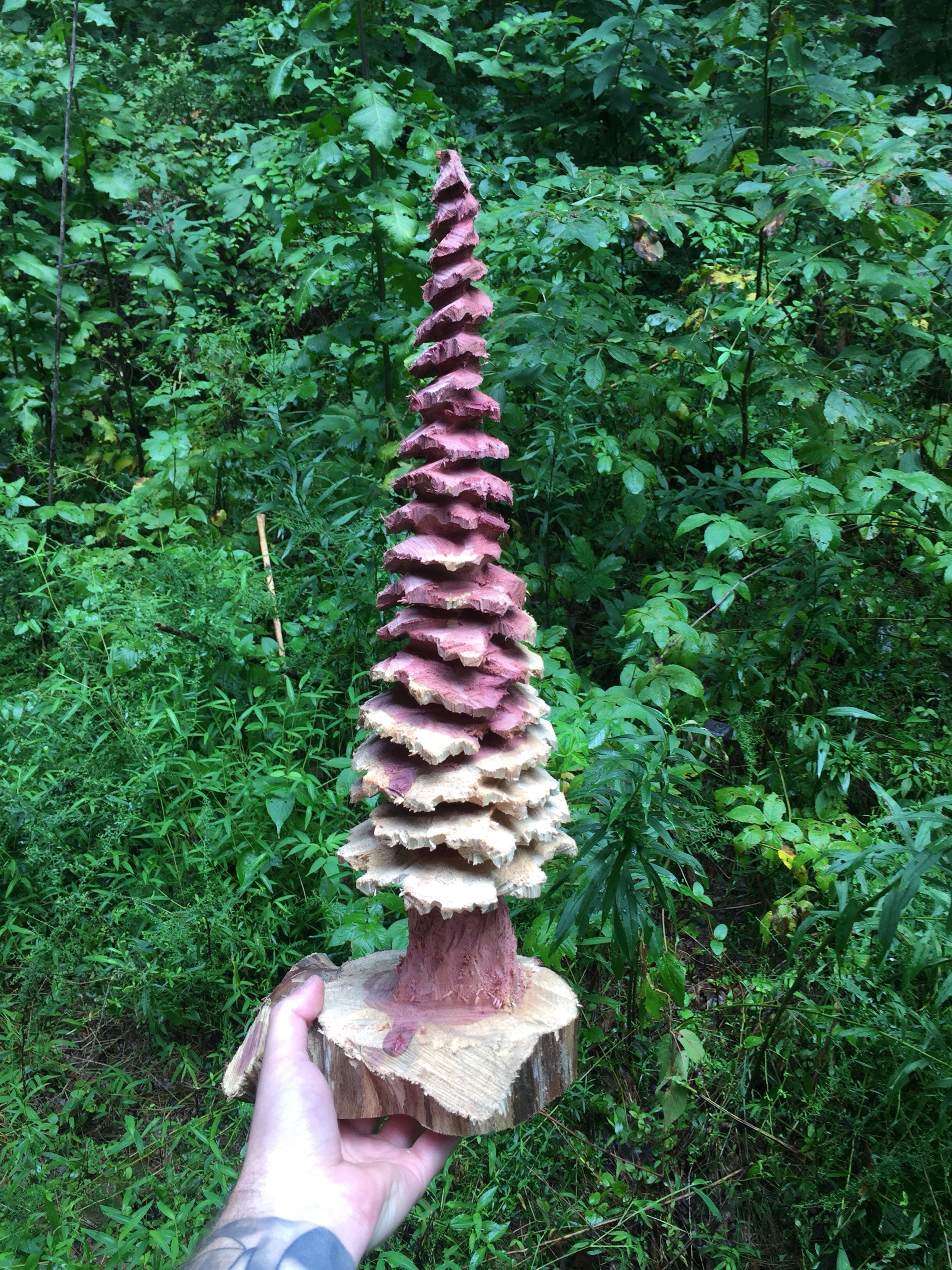 Tree, Wood Carving, by Josh Carte, Chainsaw Carving, Wooden, Cedar ...