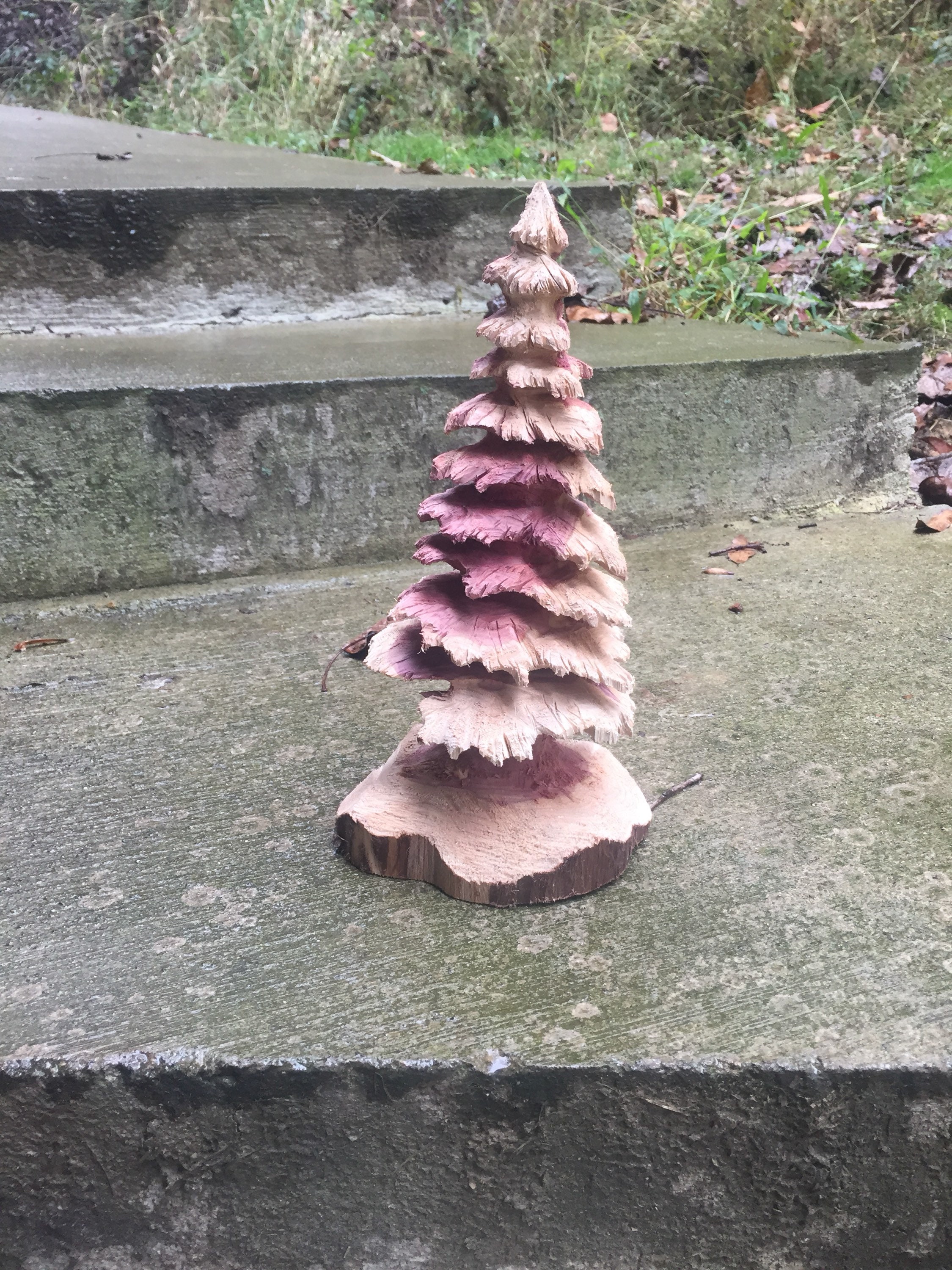 Christmas Tree, Chainsaw Carving, Tree Wood Carving, Made in Ohio, by ...