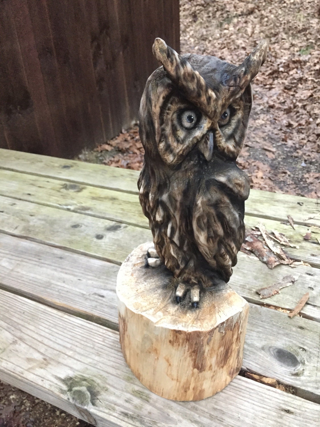 Owl Chainsaw Carving Wood Carving Sculpture Handmade Woodworking A owl-chainsaw-carving-wood-carving-sculpture-handmade-woodworking-a