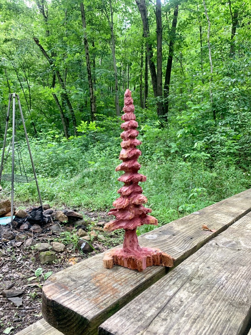 Chainsaw Carving, Carving of a Tree, Wood Carving, Hand Carved Wood Art ...