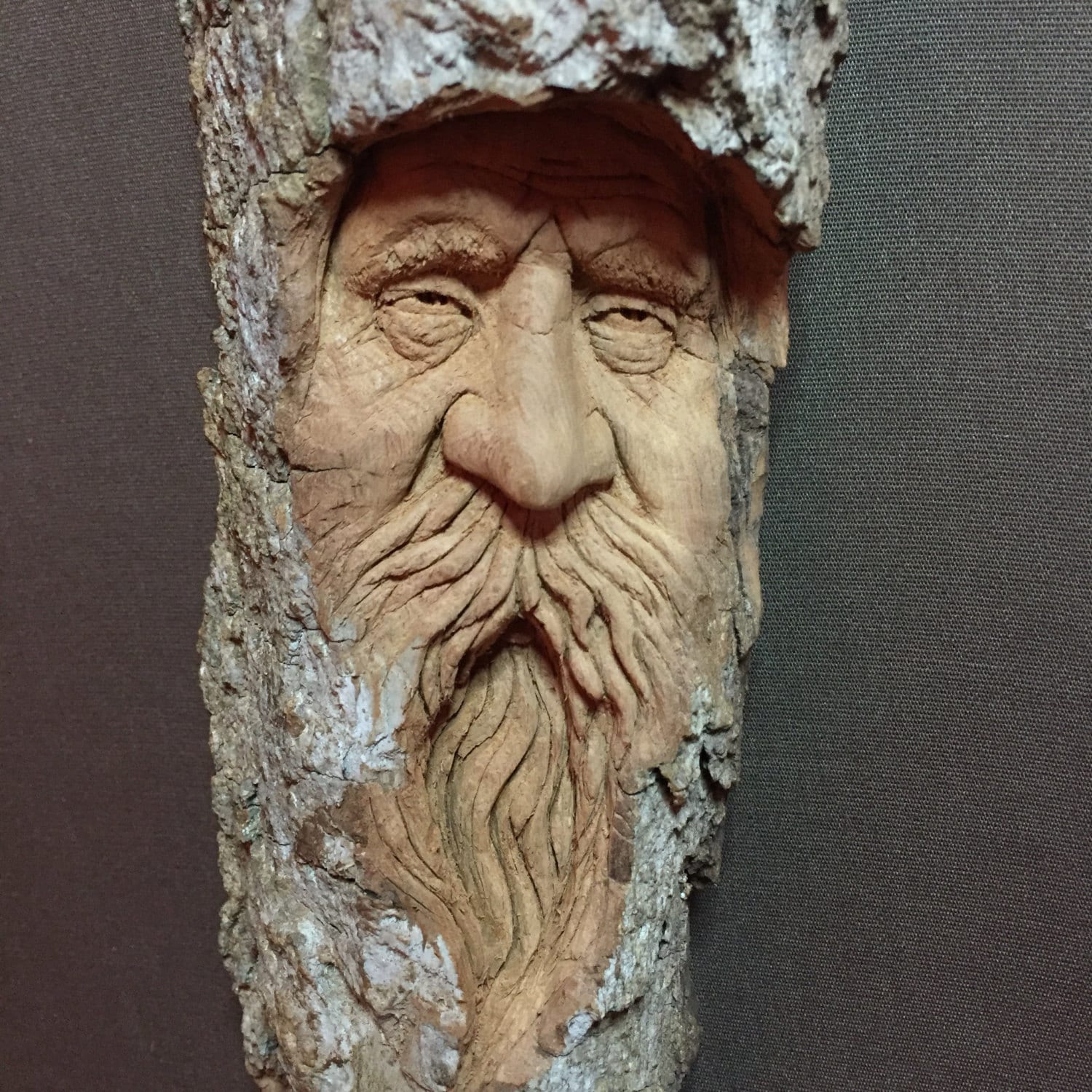 Wood Spirit, Wood Carving, Perfect Wood Gift, Original Art by Josh ...