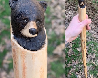Bear Walking Stick - Etsy