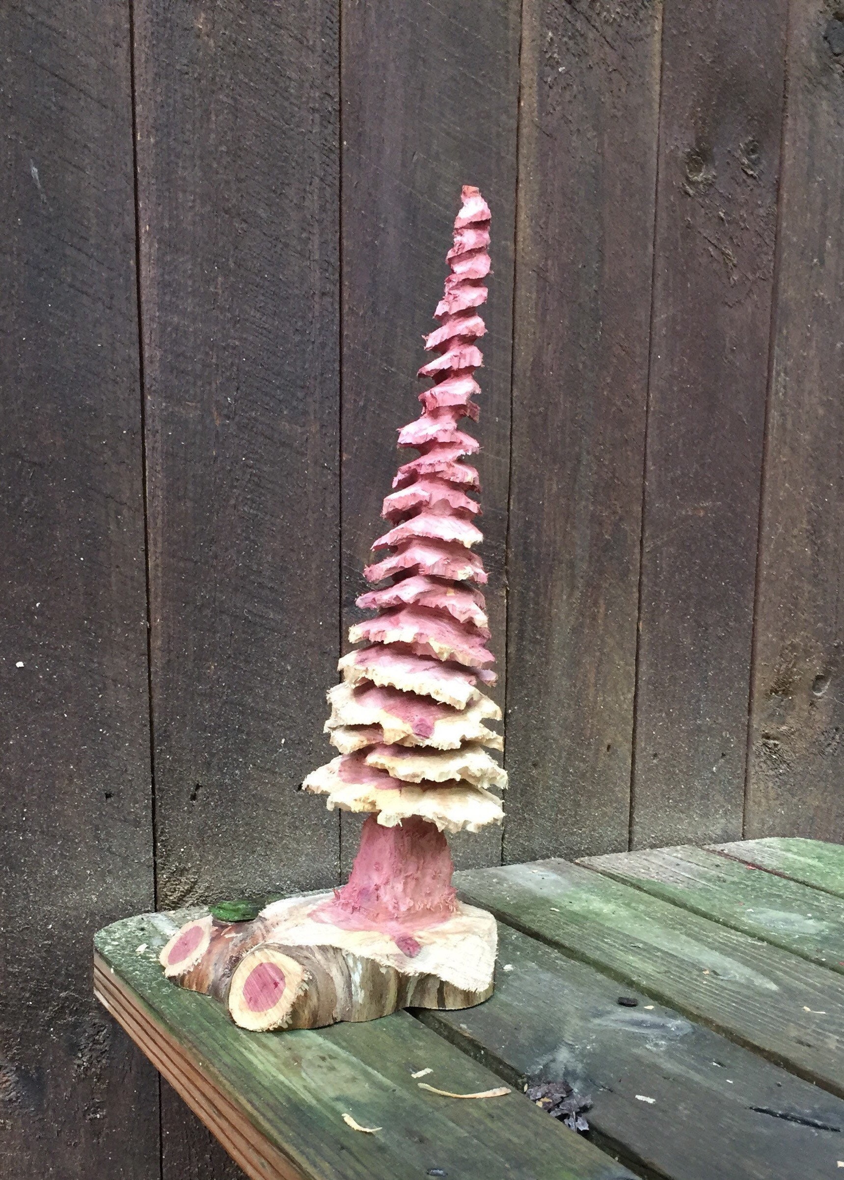 Tree, Wood Carving, by Josh Carte, Chainsaw Carving, Wooden, Cedar ...