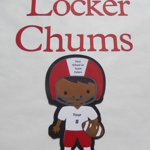 Football Locker Decorations. Personalize Your Own Locker Chum With Team ...