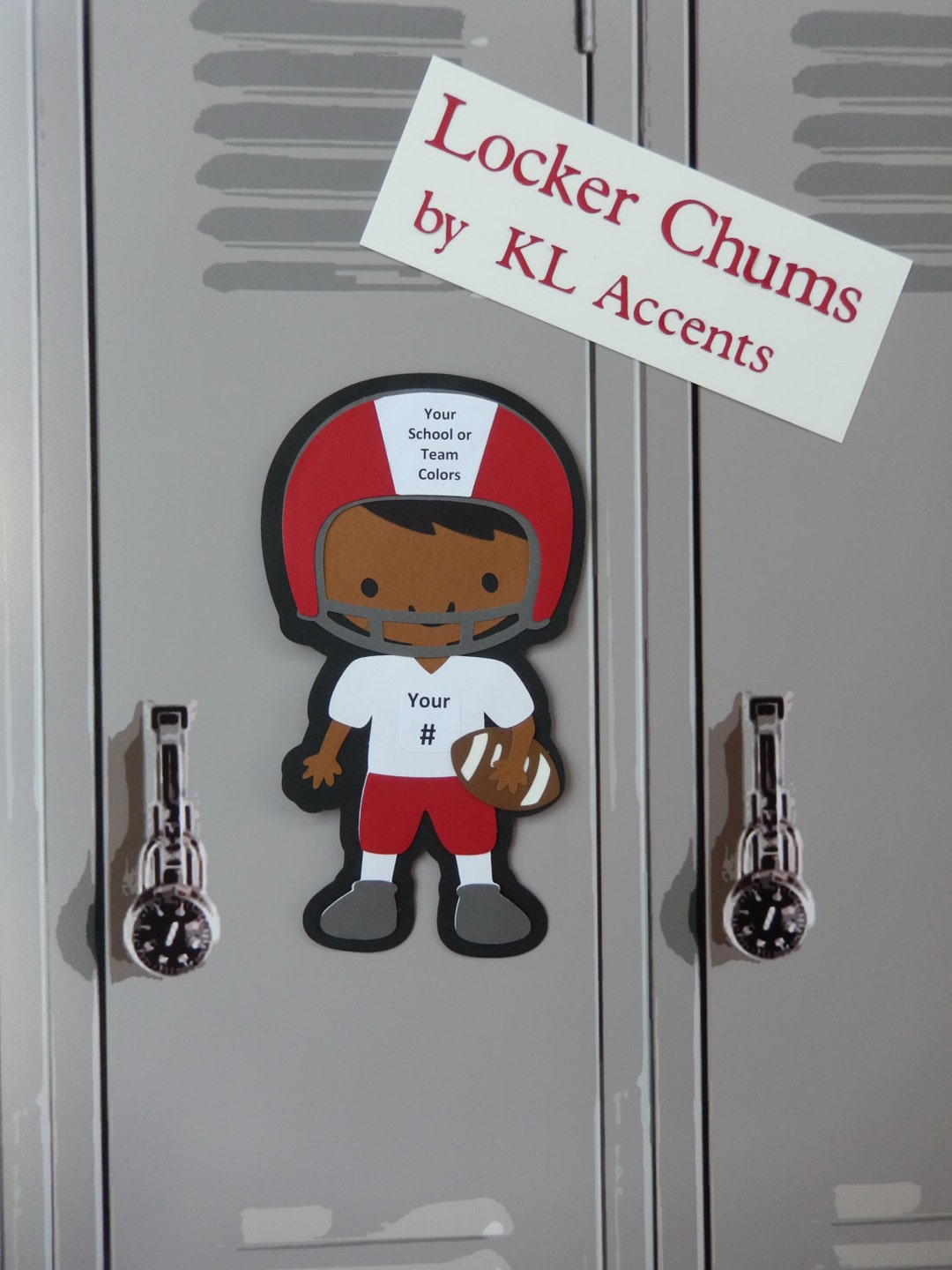 Football Locker Decorations. Personalize Your Own Locker Chum With Team ...