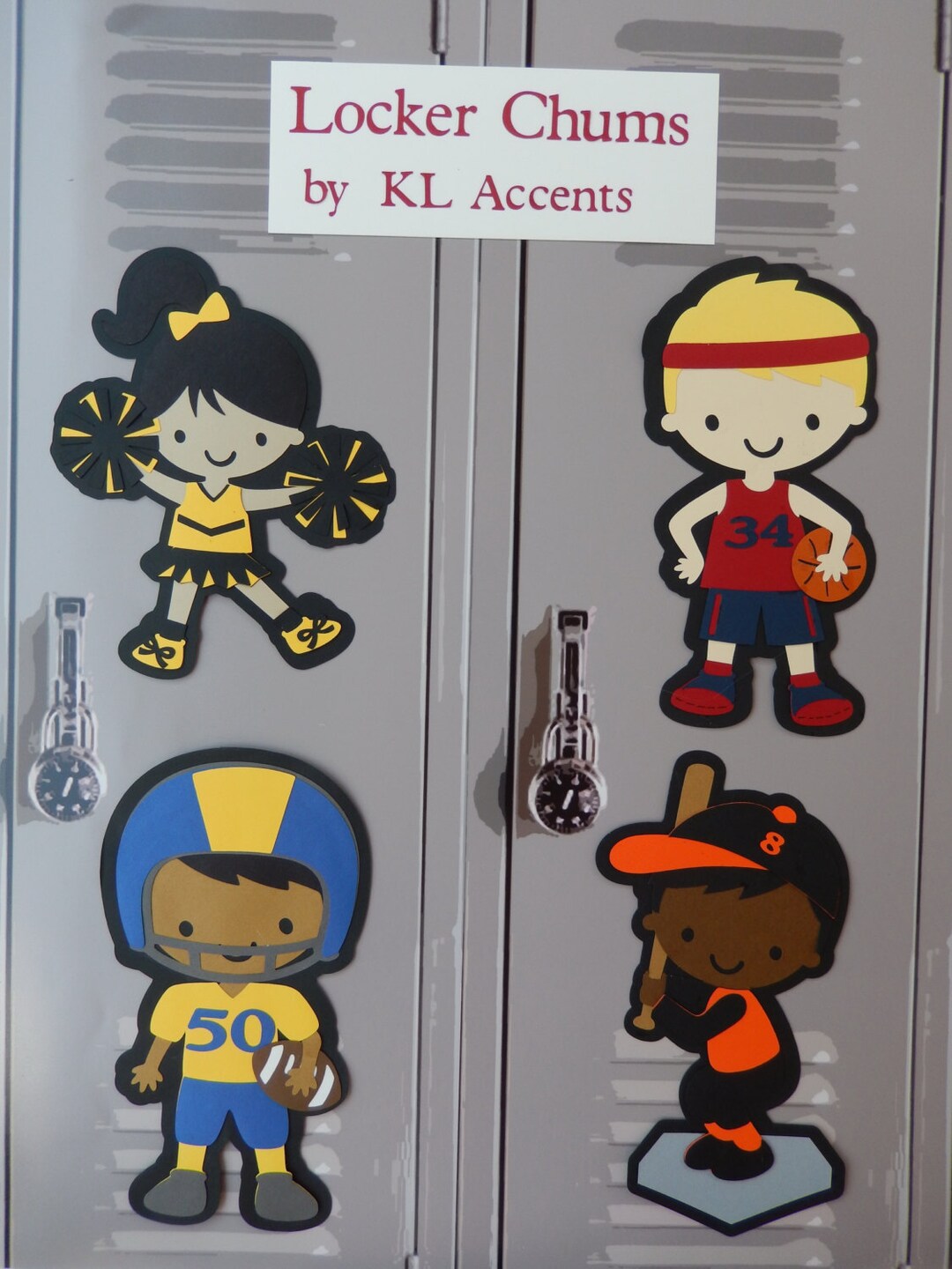Locker Decorations Personalized to Your Features and Team Colors - Etsy