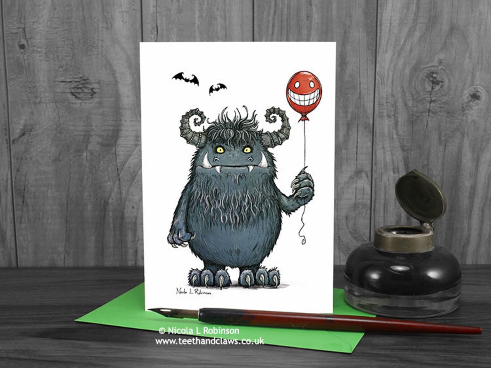 Monster Card Monster Birthday Card Card for Kids Cute - Etsy