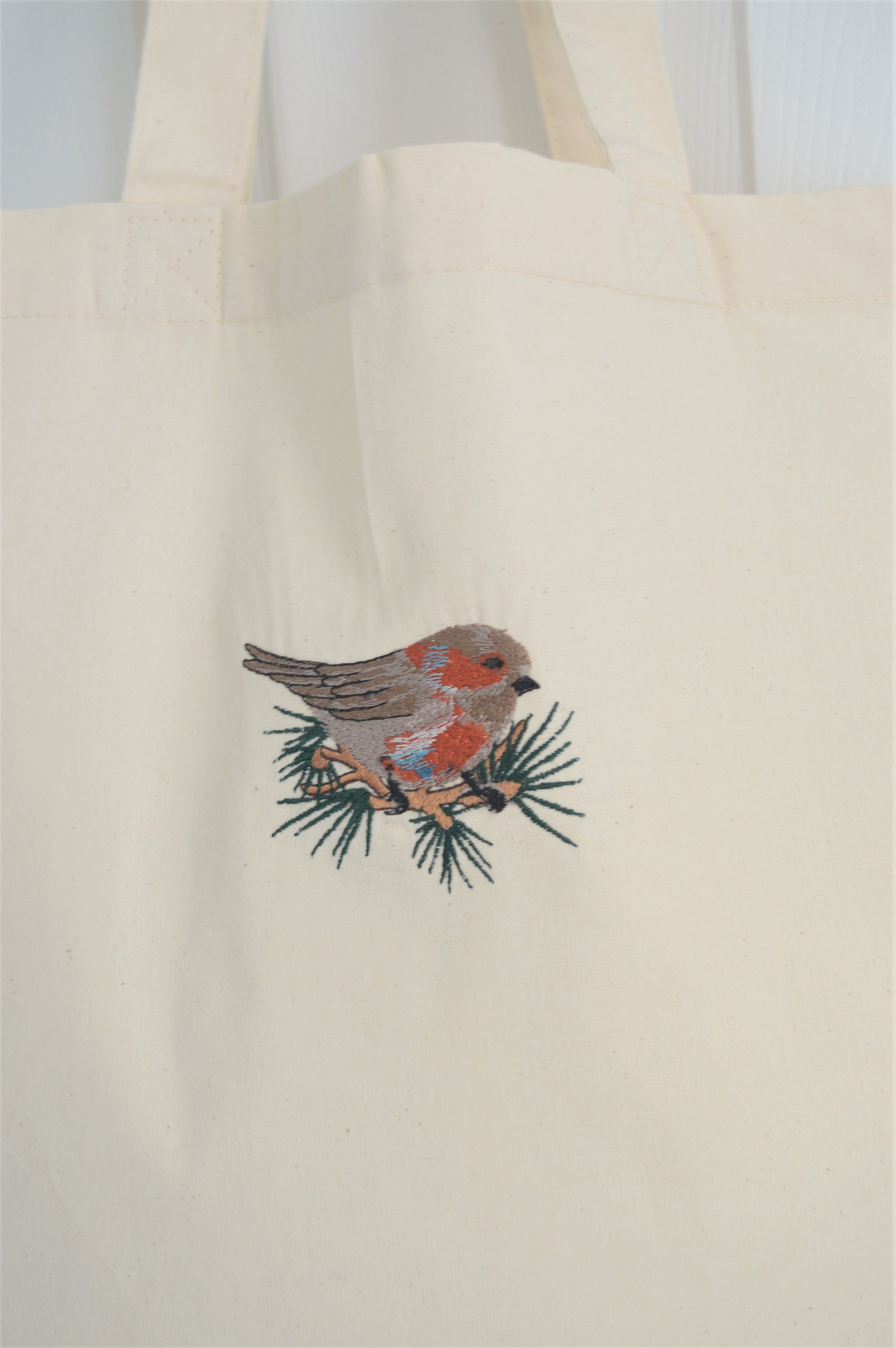 Bird Tote Bag, Personalised Canvas Bag With Wild Animal Gift for a ...