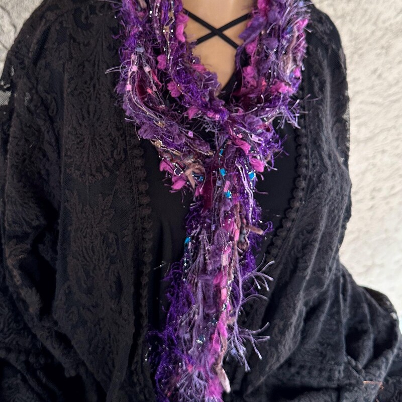 Ladder Yarn Scarf Pattern - Etsy