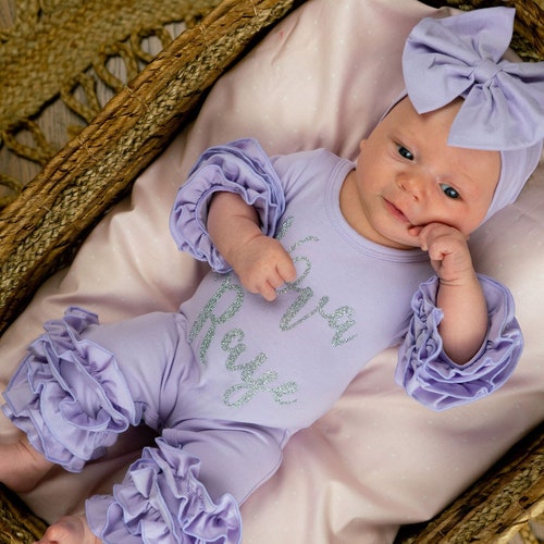 Newborn Girl Coming Home Outfit Newborn Girl Clothes Baby - Etsy