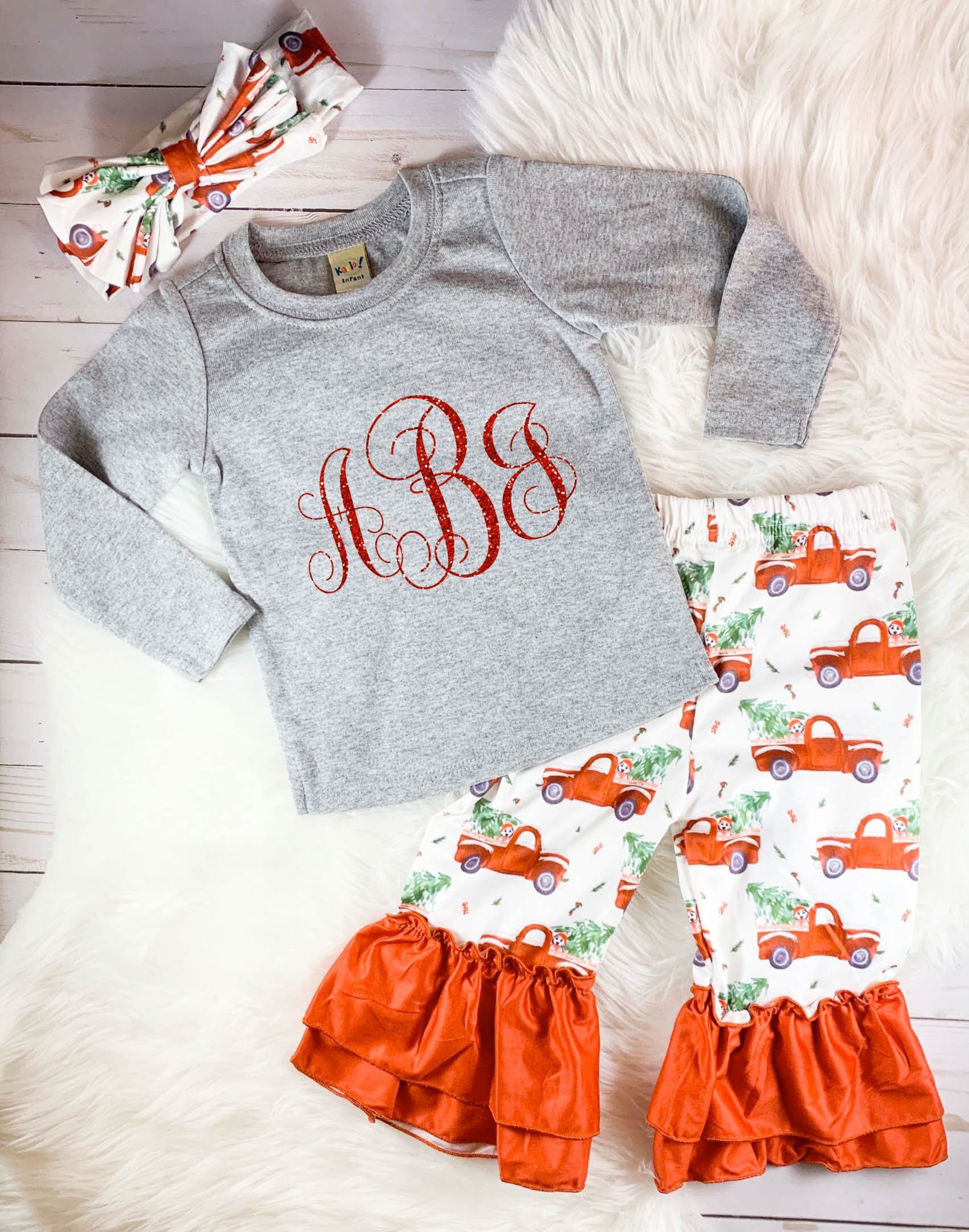 Personalized Christmas Outfit Baby's First Christmas | Etsy
